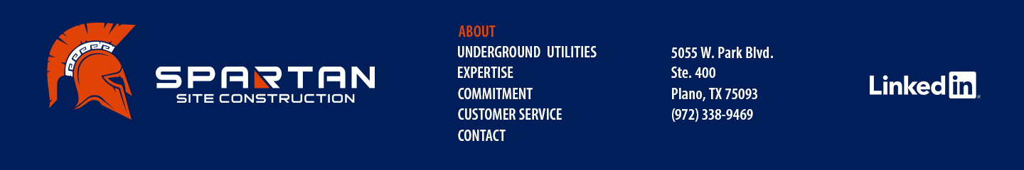 Spartan | (972) 338-9469 | Underground Utilities Experts
